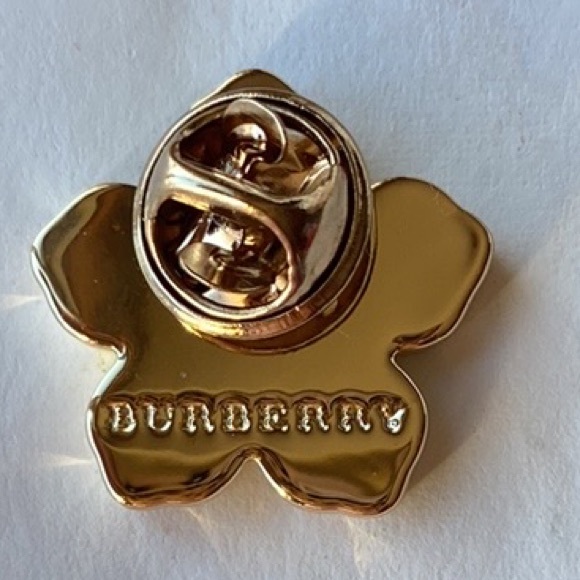Burberry | Jewelry | New Genuine Burberry London Flower White Enamel ...